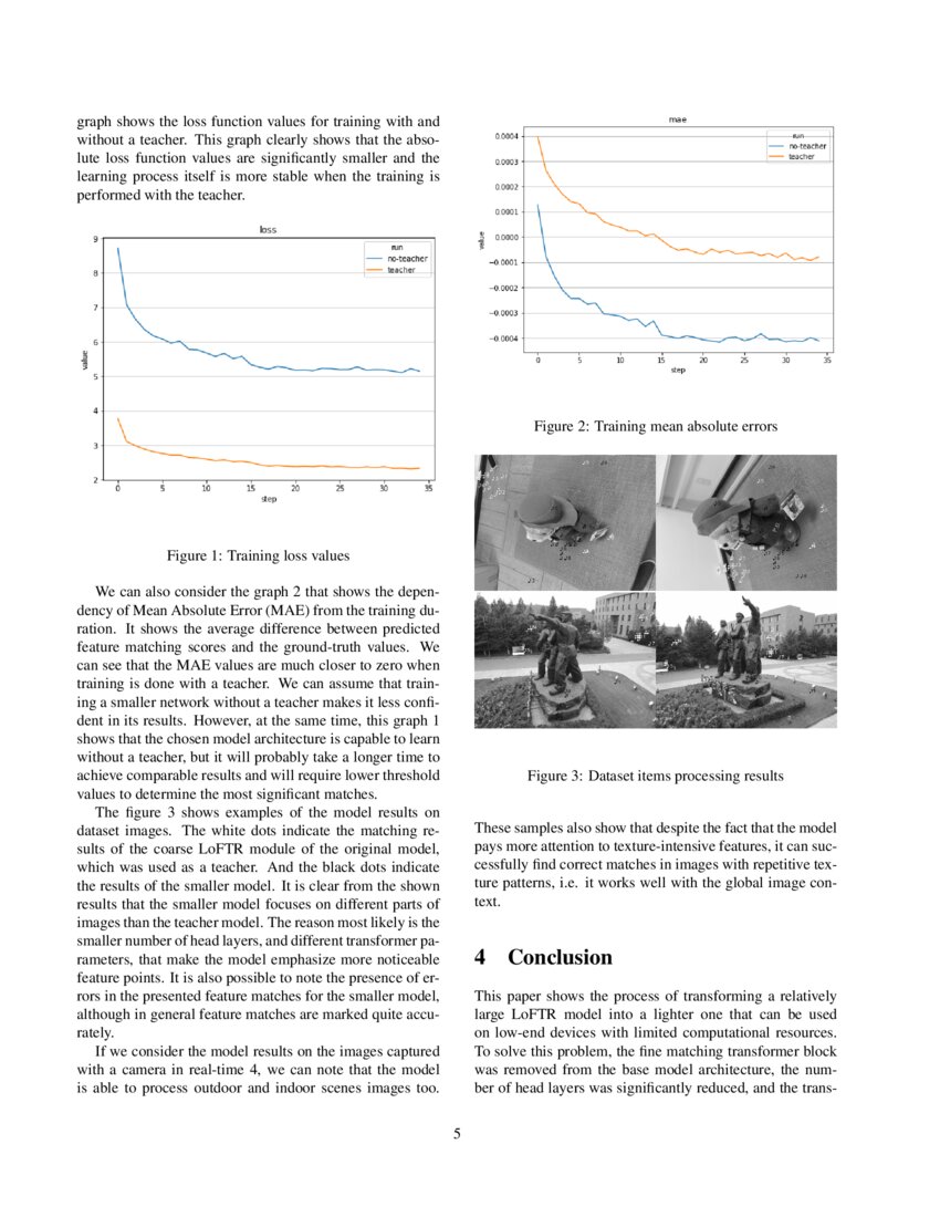 Local Feature Matching with Transformers for low-end devices | DeepAI