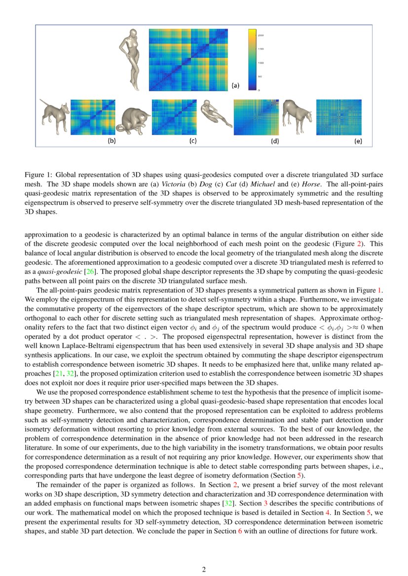 Local Geometry Inclusive Global Shape Representation | DeepAI
