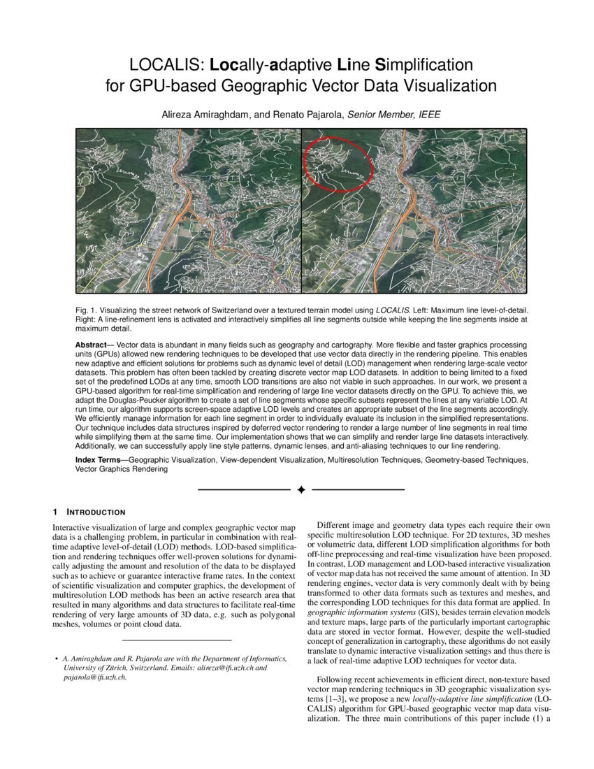 LOCALIS: Locally-adaptive Line Simplification for GPU-based Geographic Vector Data Visualization ...