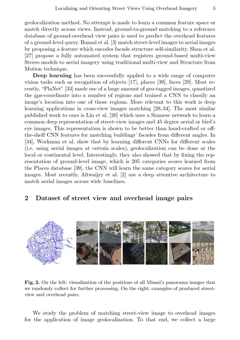 Localizing and Orienting Street Views Using Overhead Imagery | DeepAI