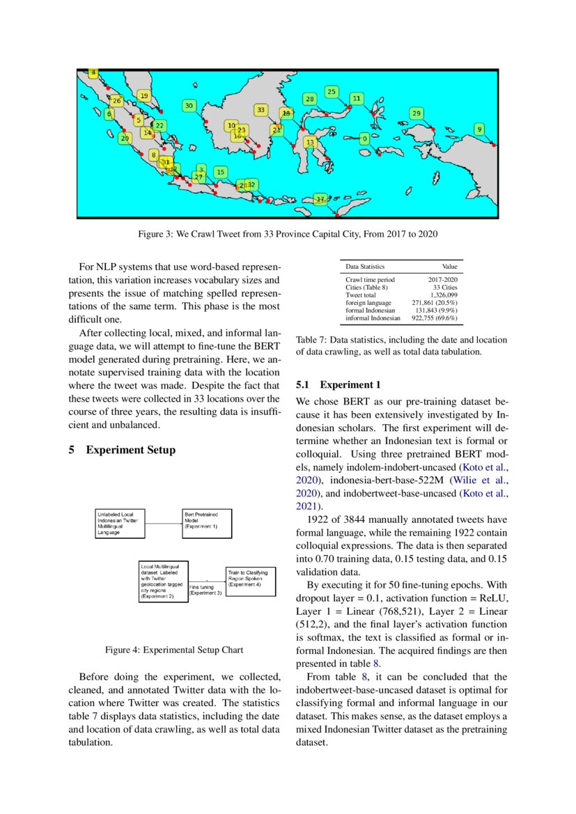Location Based Twitter Filtering For The Creation Of Low Resource Language Datasets In