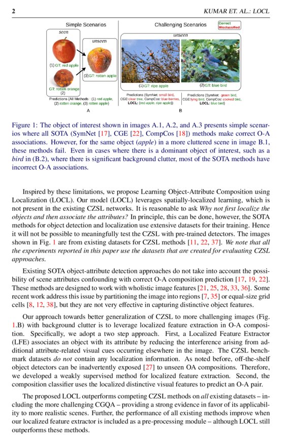 Locl Learning Object Attribute Composition Using Localization Deepai