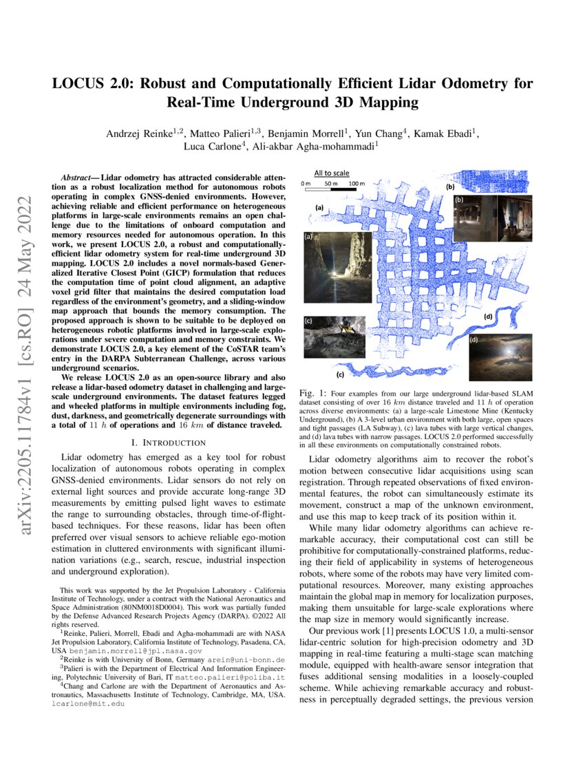 LOCUS 2.0: Robust and Computationally Efficient Lidar Odometry for Real ...