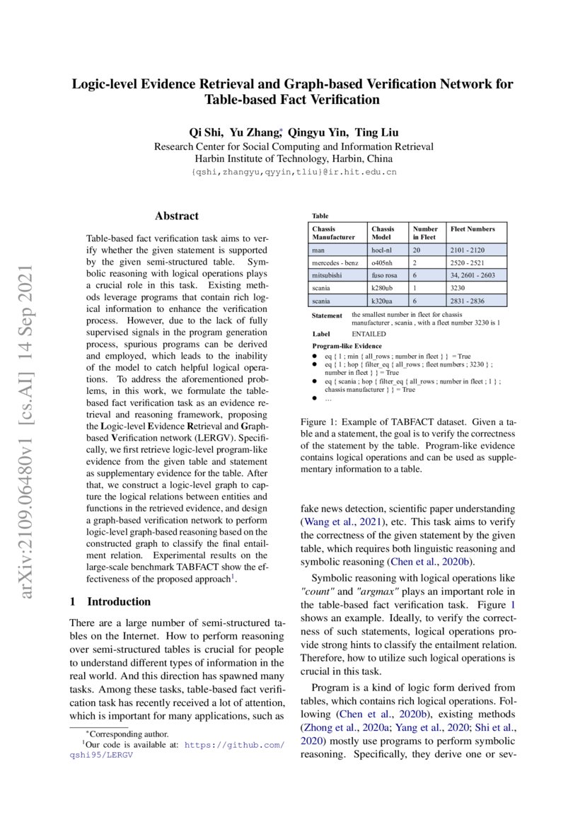Logic Level Evidence Retrieval And Graph Based Verification Network For