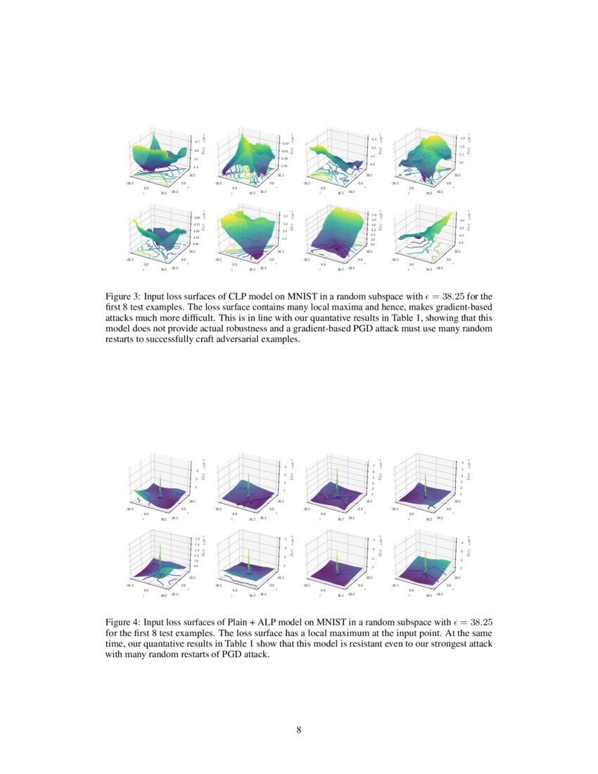 Logit Pairing Methods Can Fool Gradient-Based Attacks | DeepAI