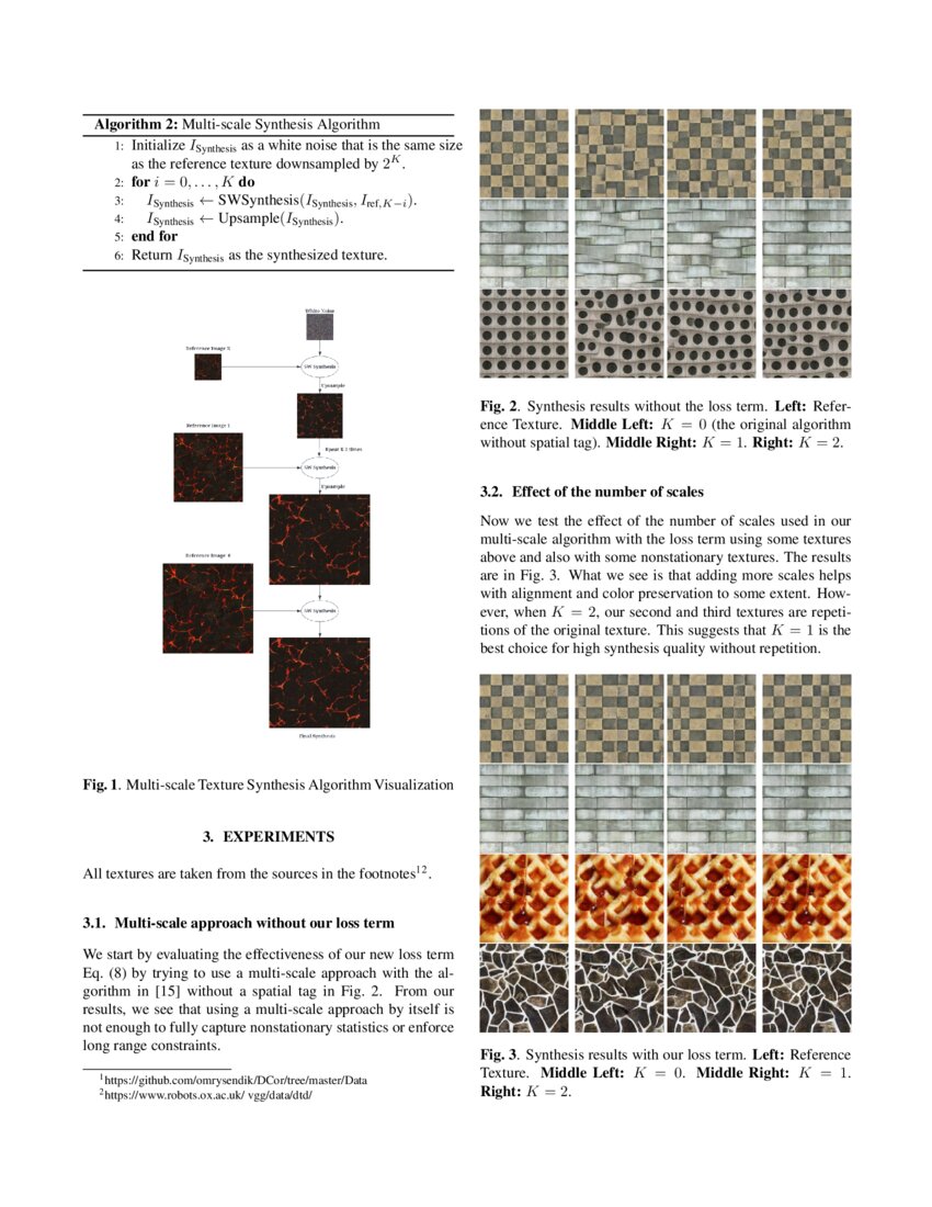 Long Range Constraints For Neural Texture Synthesis Using Sliced