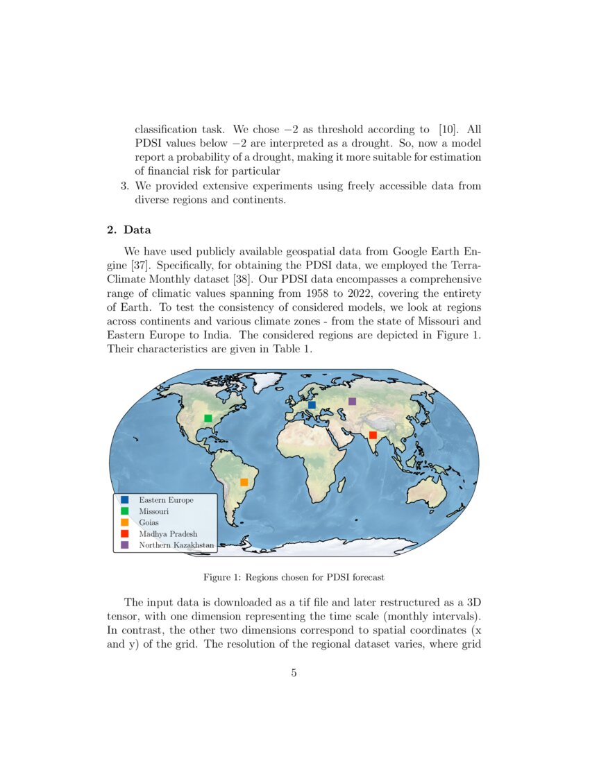 Long Term Drought Prediction Using Deep Neural Networks Based On