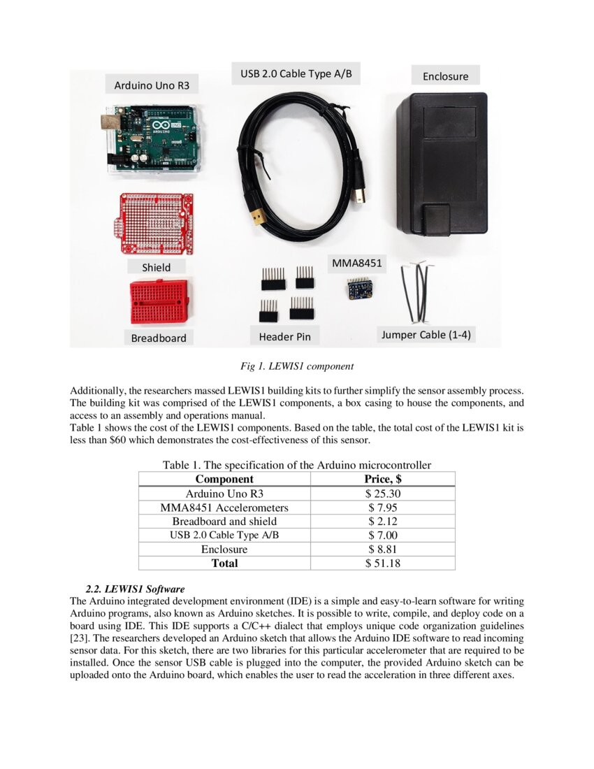 Low-cost Efficient Wireless Intelligent Sensor (LEWIS) for Engineering ...