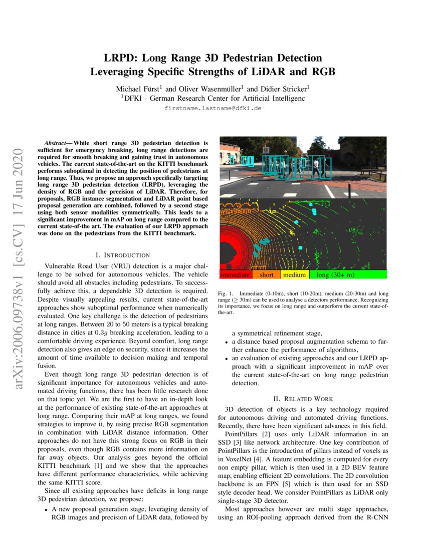 LRPD: Long Range 3D Pedestrian Detection Leveraging Specific Strengths ...