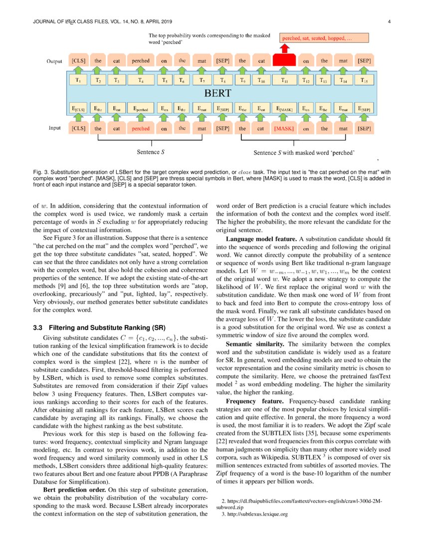 LSBert: A Simple Framework for Lexical Simplification | DeepAI