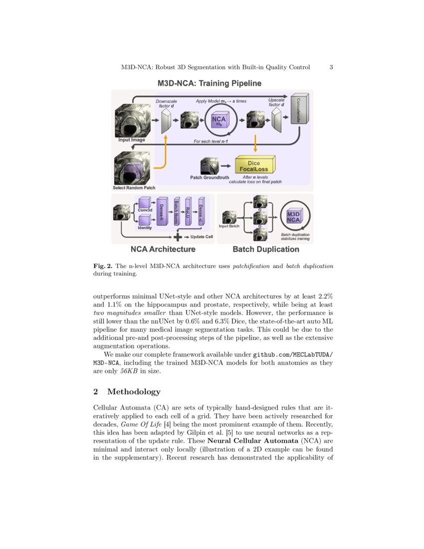 M3d Nca Robust 3d Segmentation With Built In Quality Control Deepai