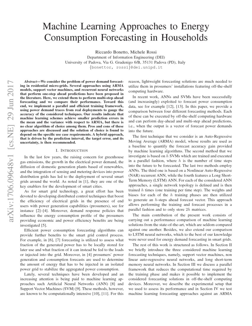 Machine Learning Approaches to Energy Consumption Forecasting in ...
