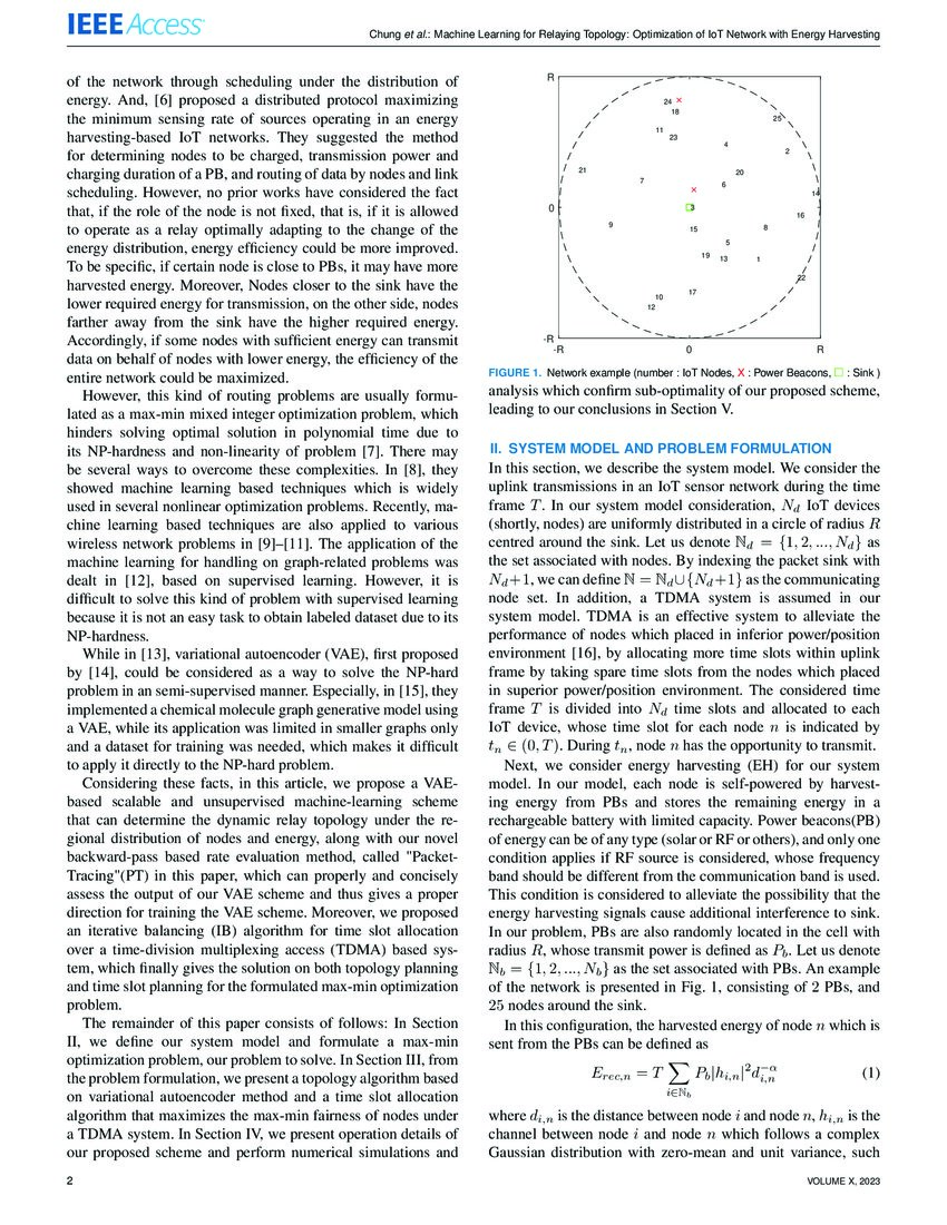 Machine Learning for Relaying Topology: Optimization of IoT Network with Energy Harvesting | DeepAI