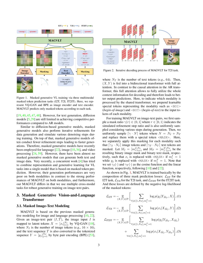 MAGVLT: Masked Generative Vision-and-Language Transformer | DeepAI