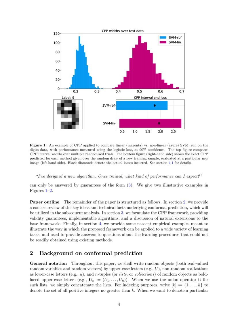 Making learning more transparent using conformalized performance prediction | DeepAI