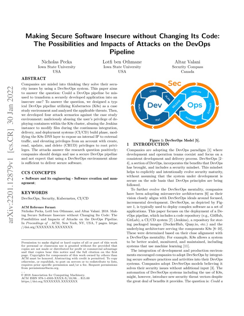 Making Secure Software Insecure without Changing Its Code: The ...