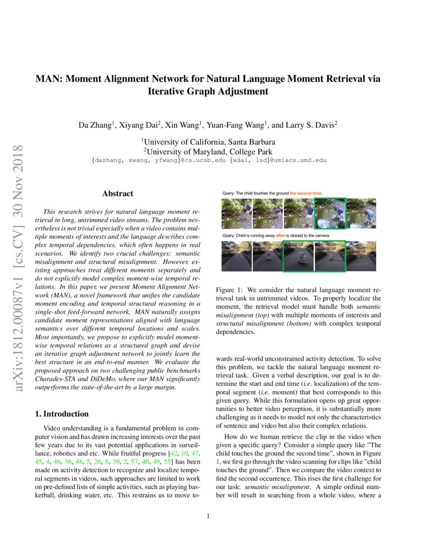 Man Moment Alignment Network For Natural Language Moment Retrieval Via Iterative Graph