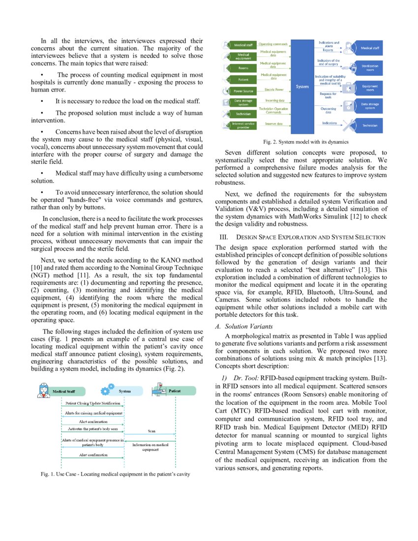 Management And Detection System For Medical Surgical Equipment Deepai