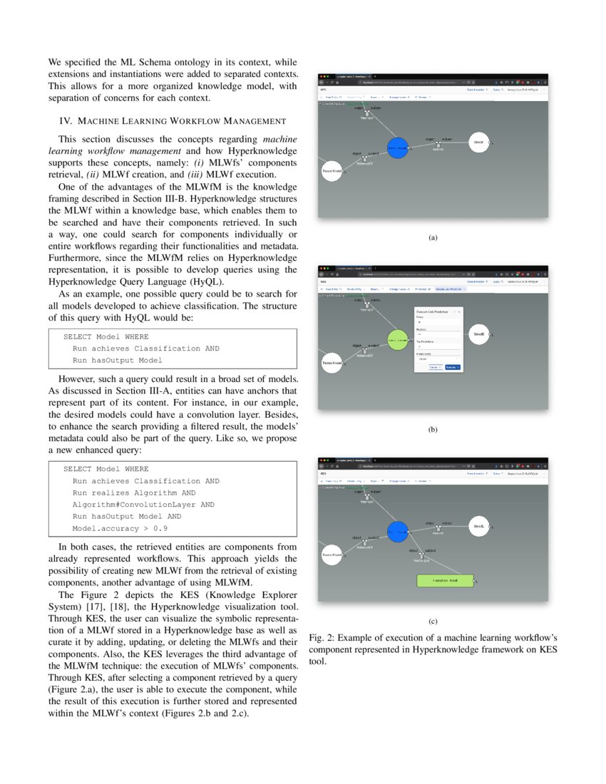 Managing Machine Learning Workflow Components | DeepAI