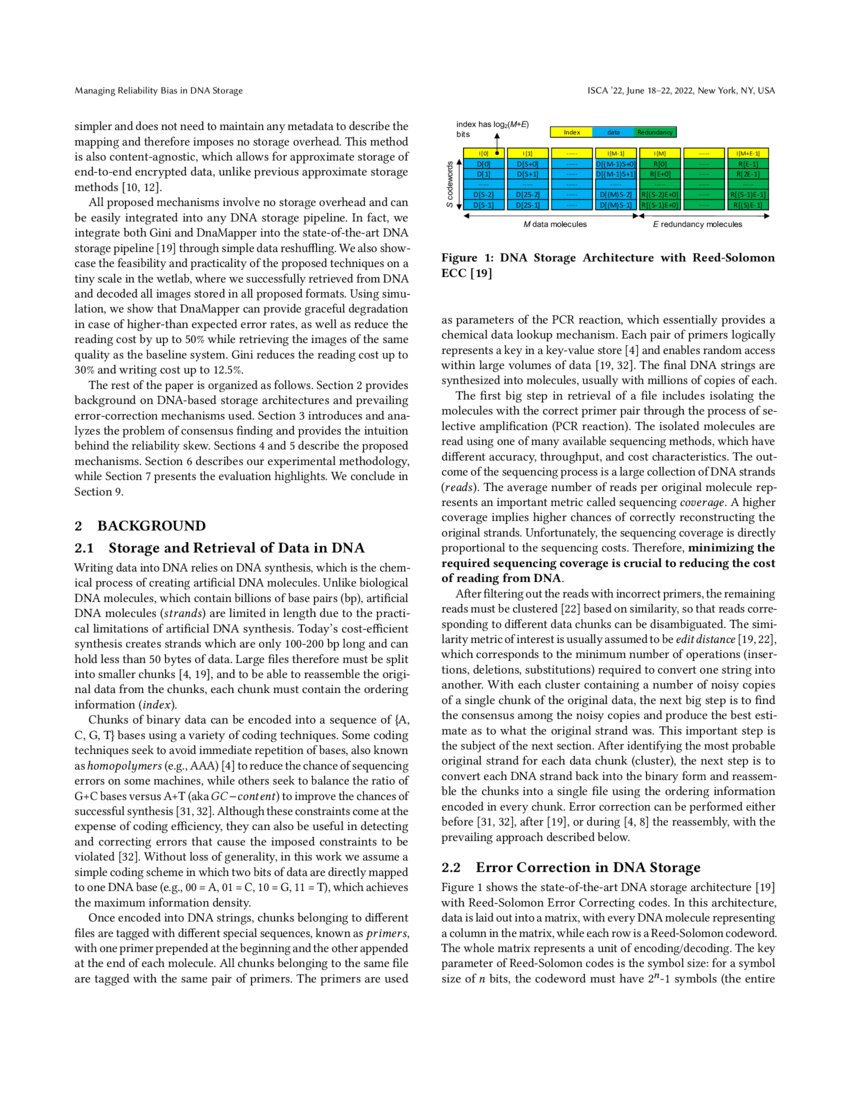 Managing Reliability Skew In Dna Storage Deepai