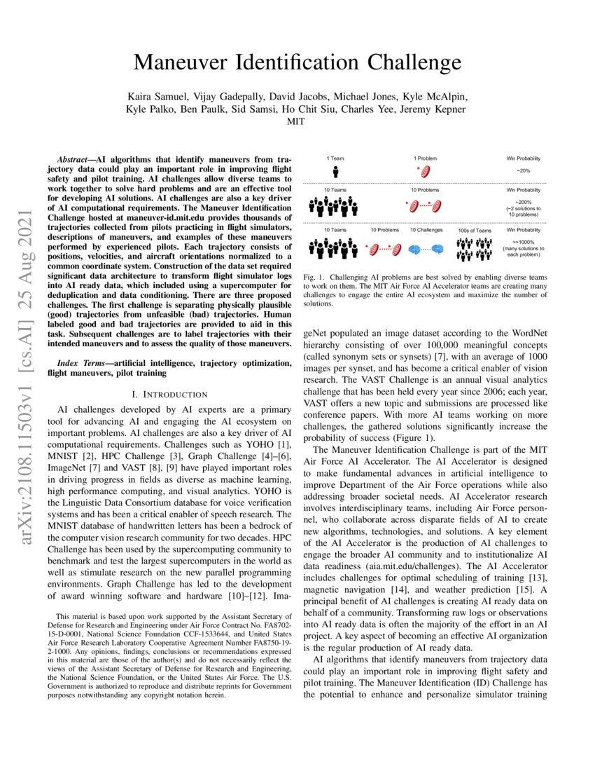 Maneuver Identification Challenge | DeepAI