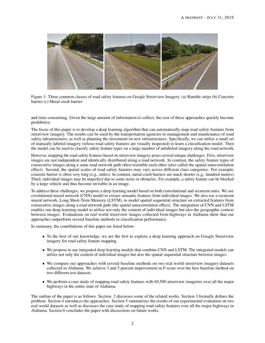 Mapping road safety features from streetview imagery: A deep learning ...