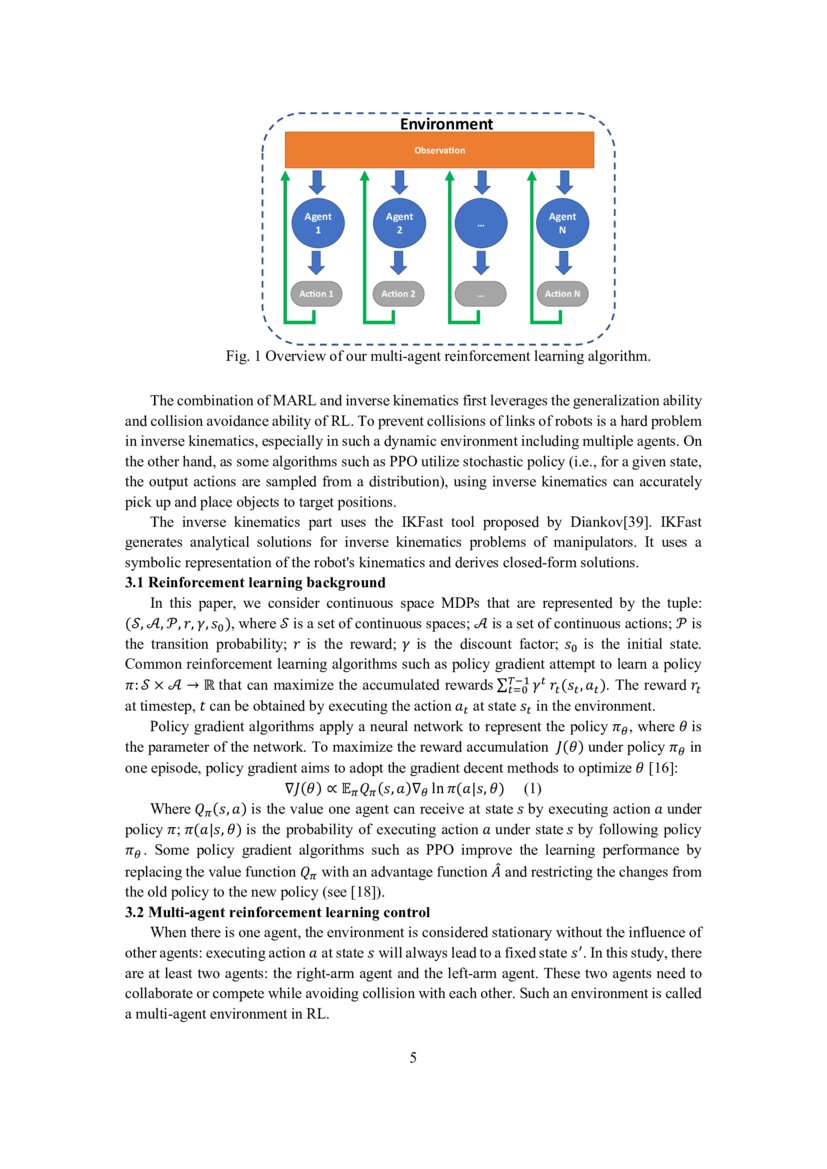 Marc A Multi Agent Robots Control Framework For Enhancing