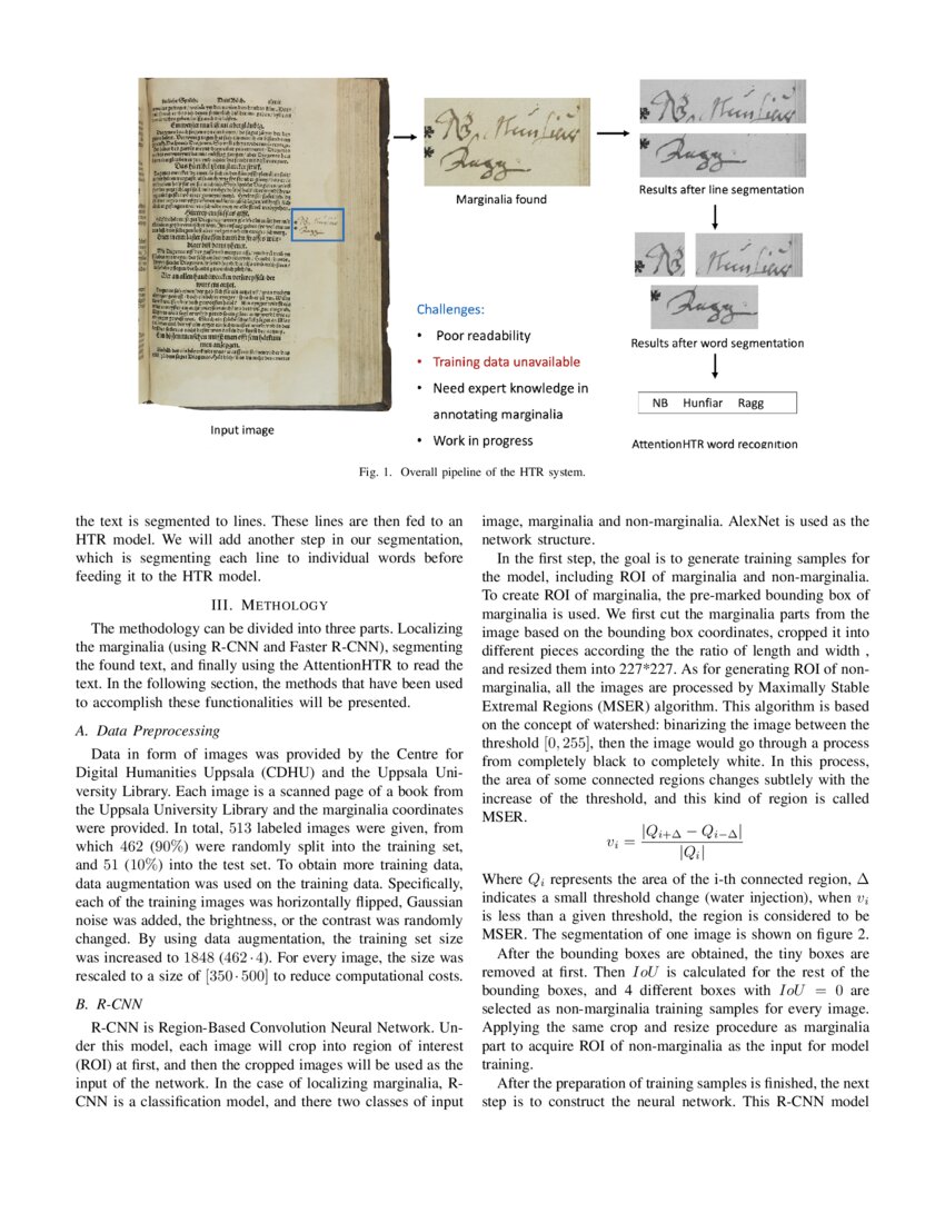 Marginalia and machine learning: Handwritten text recognition for ...