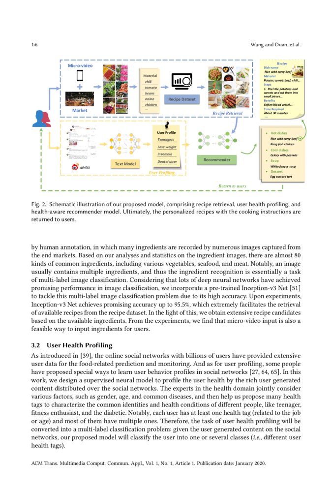 Market2Dish: Health-aware Food Recommendation | DeepAI