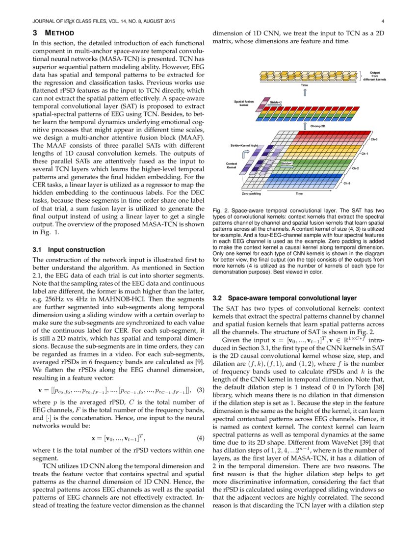 MASA-TCN: Multi-anchor Space-aware Temporal Convolutional Neural ... MASA-TCN: Multi-anchor Space-aware Temporal Convolutional Neural ...
