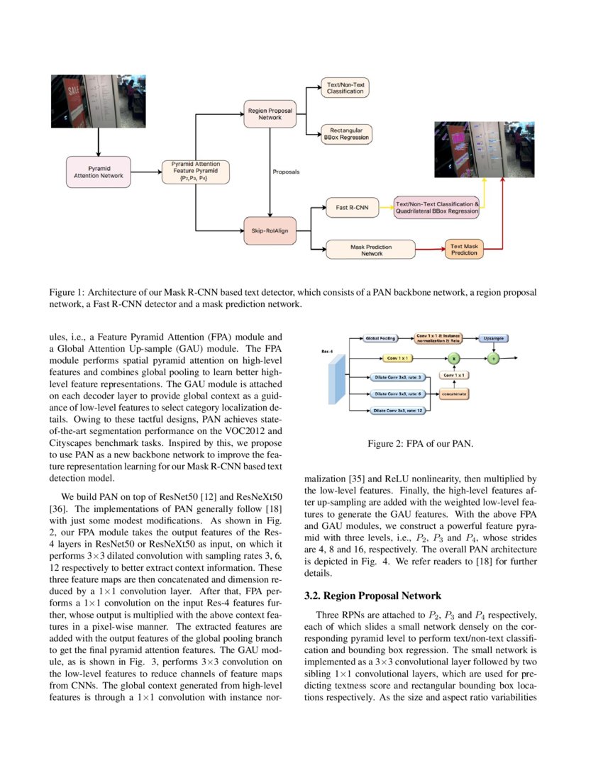 Mask R-CNN with Pyramid Attention Network for Scene Text Detection | DeepAI