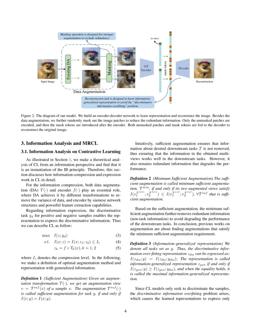 Masked Reconstruction Contrastive Learning with Information Bottleneck ... Masked Reconstruction Contrastive Learning with Information Bottleneck ...