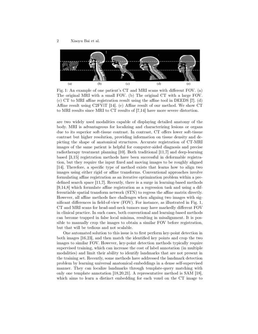 Matching In The Wild Learning Anatomical Embeddings For Multi Modality Images Deepai