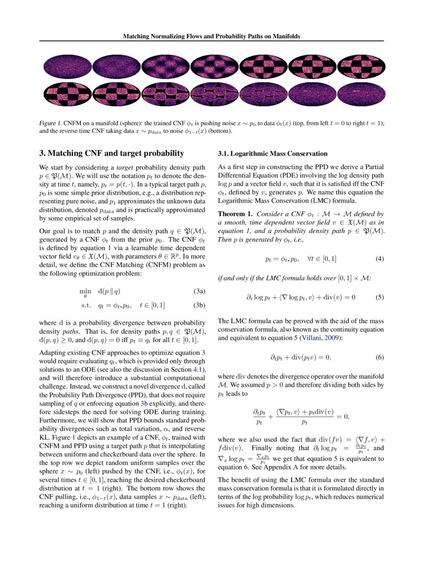 Matching Normalizing Flows and Probability Paths on Manifolds | DeepAI