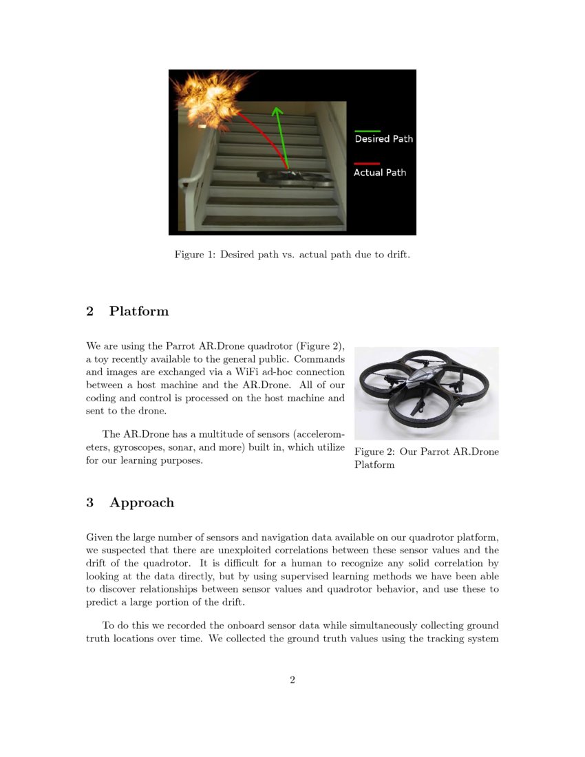 MAV Stabilization using Machine Learning and Onboard Sensors | DeepAI