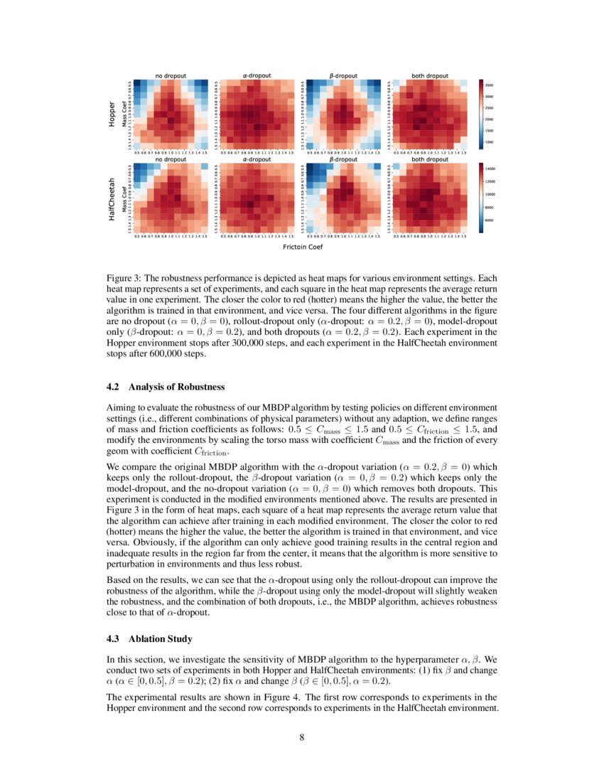 Mbdp A Model Based Approach To Achieve Both Robustness And Sample