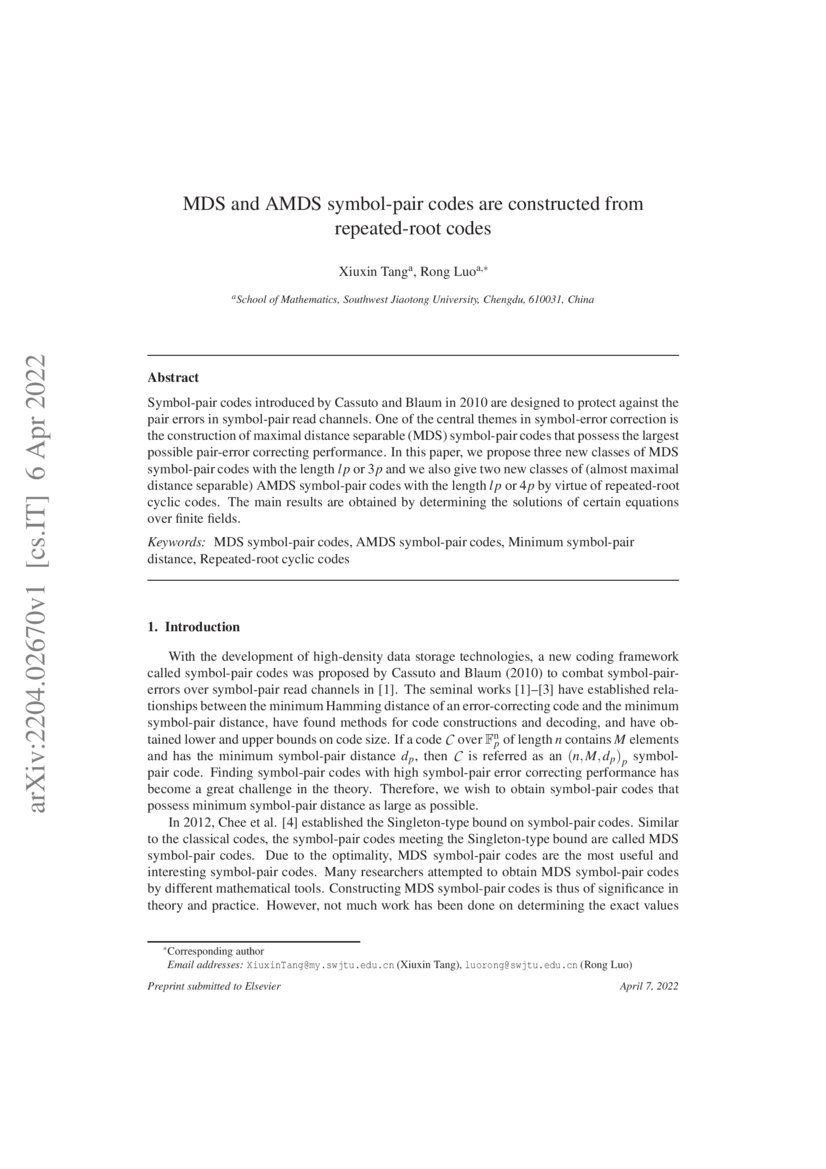 Mds And Amds Symbol Pair Codes Are Constructed From Repeated Root Codes