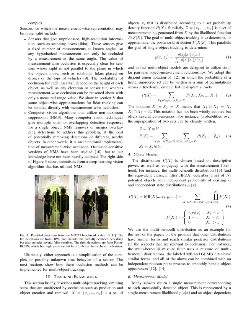 Measurement-wise Occlusion in Multi-object Tracking | DeepAI