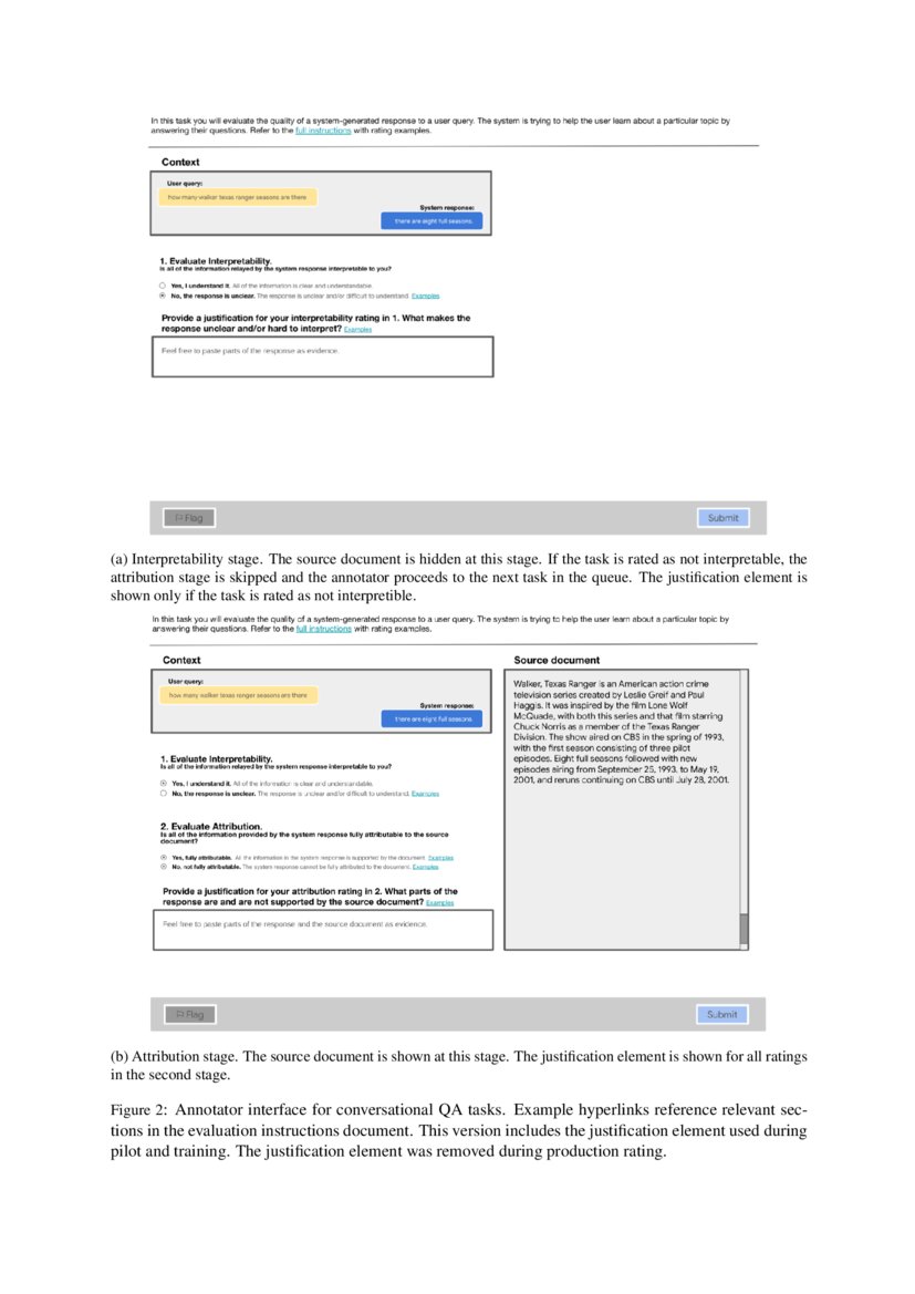 Measuring Attribution in Natural Language Generation Models | DeepAI Measuring Attribution in Natural Language Generation Models | DeepAI