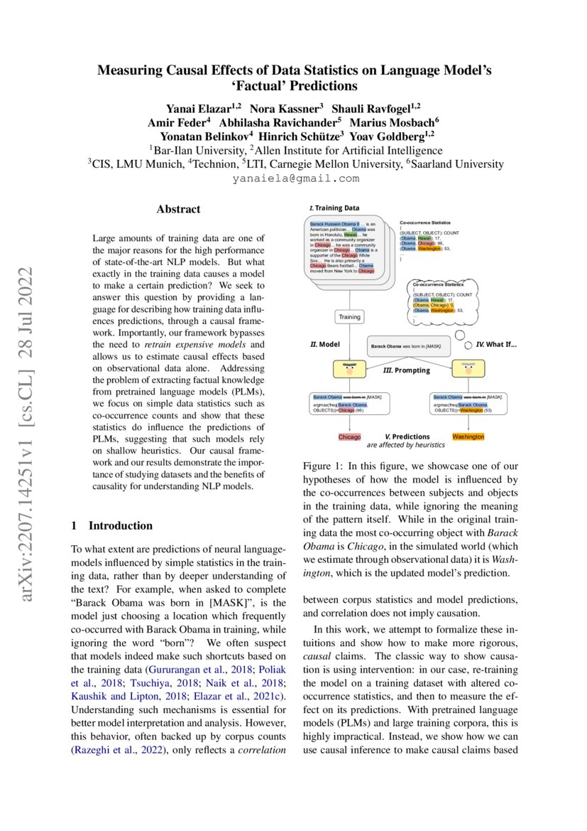 Measuring Causal Effects Of Data Statistics On Language Models