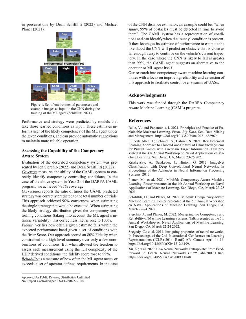 Measuring Competency of Machine Learning Systems and Enforcing ...