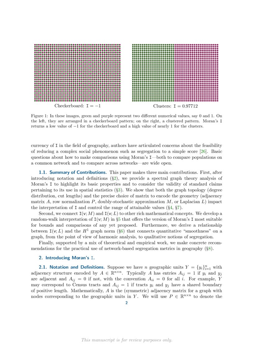 Measuring Segregation via Analysis on Graphs | DeepAI