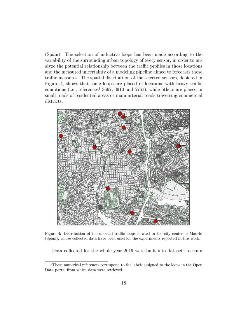 Measuring The Confidence Of Traffic Forecasting Models Techniques