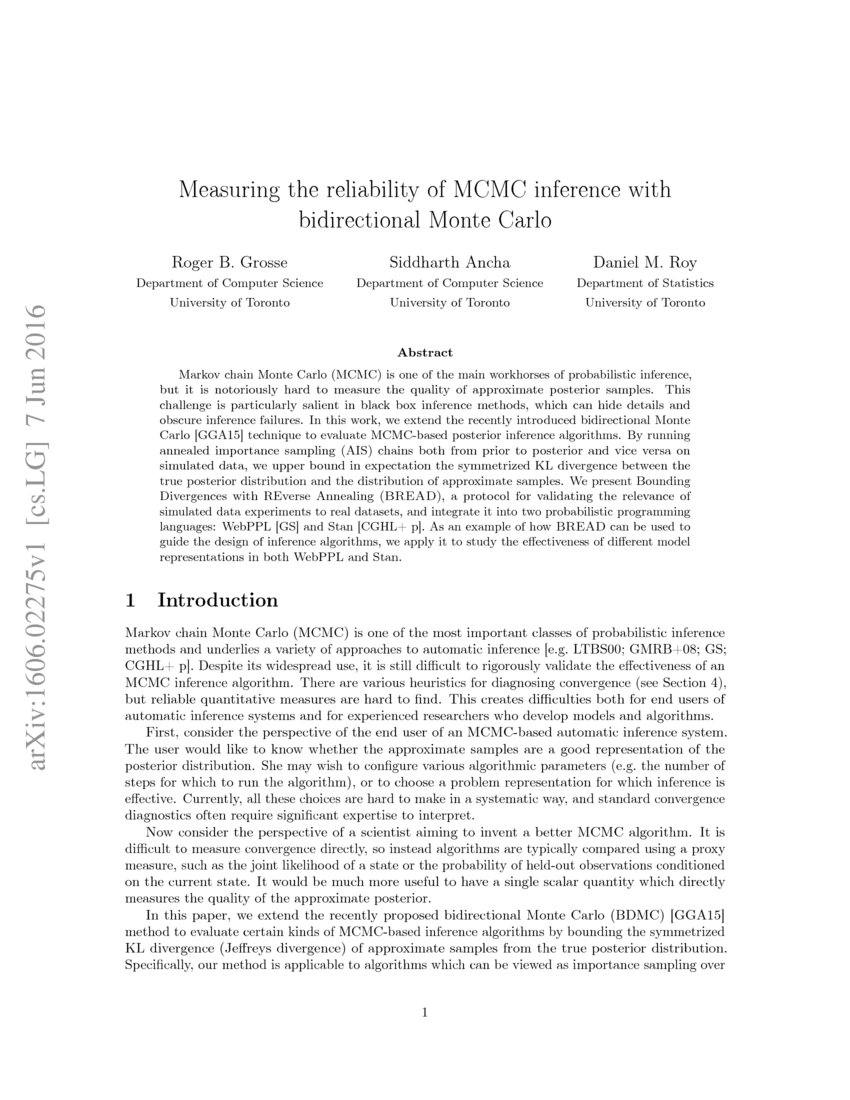 Measuring the reliability of MCMC inference with bidirectional Monte ...