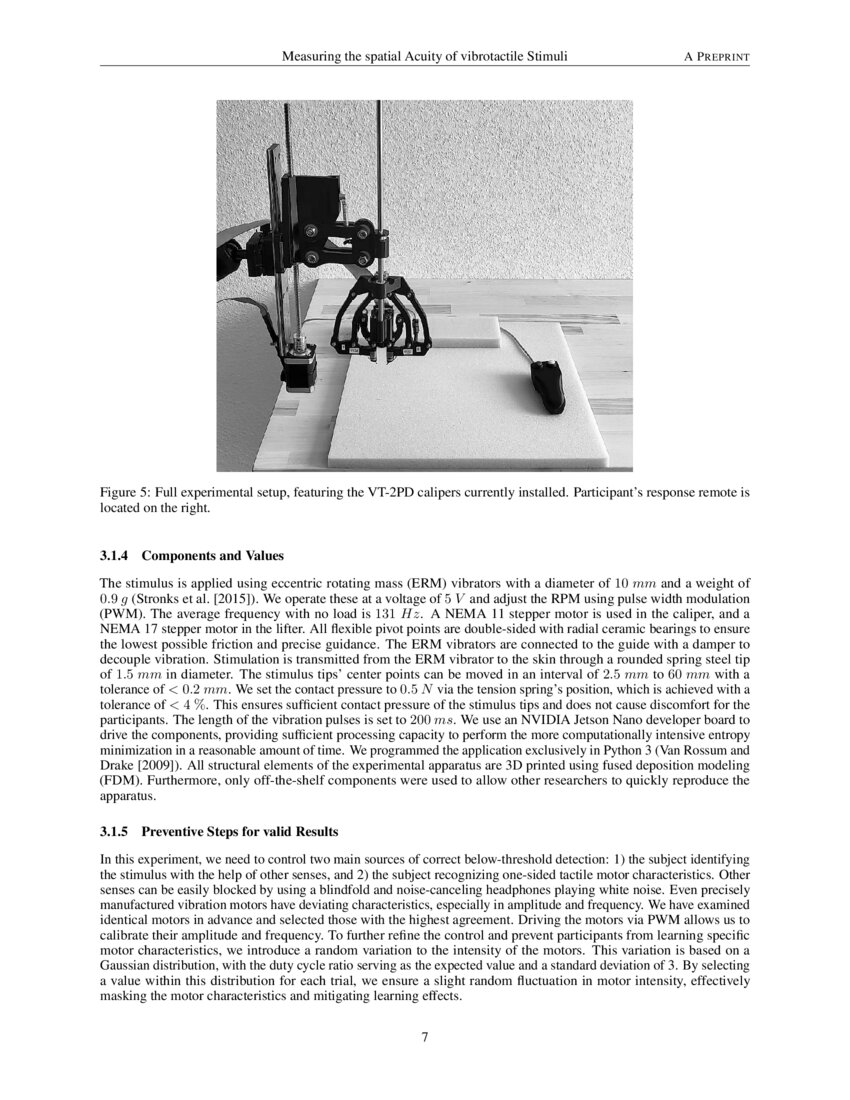 Measuring The Spatial Acuity Of Vibrotactile Stimuli A New Approach To