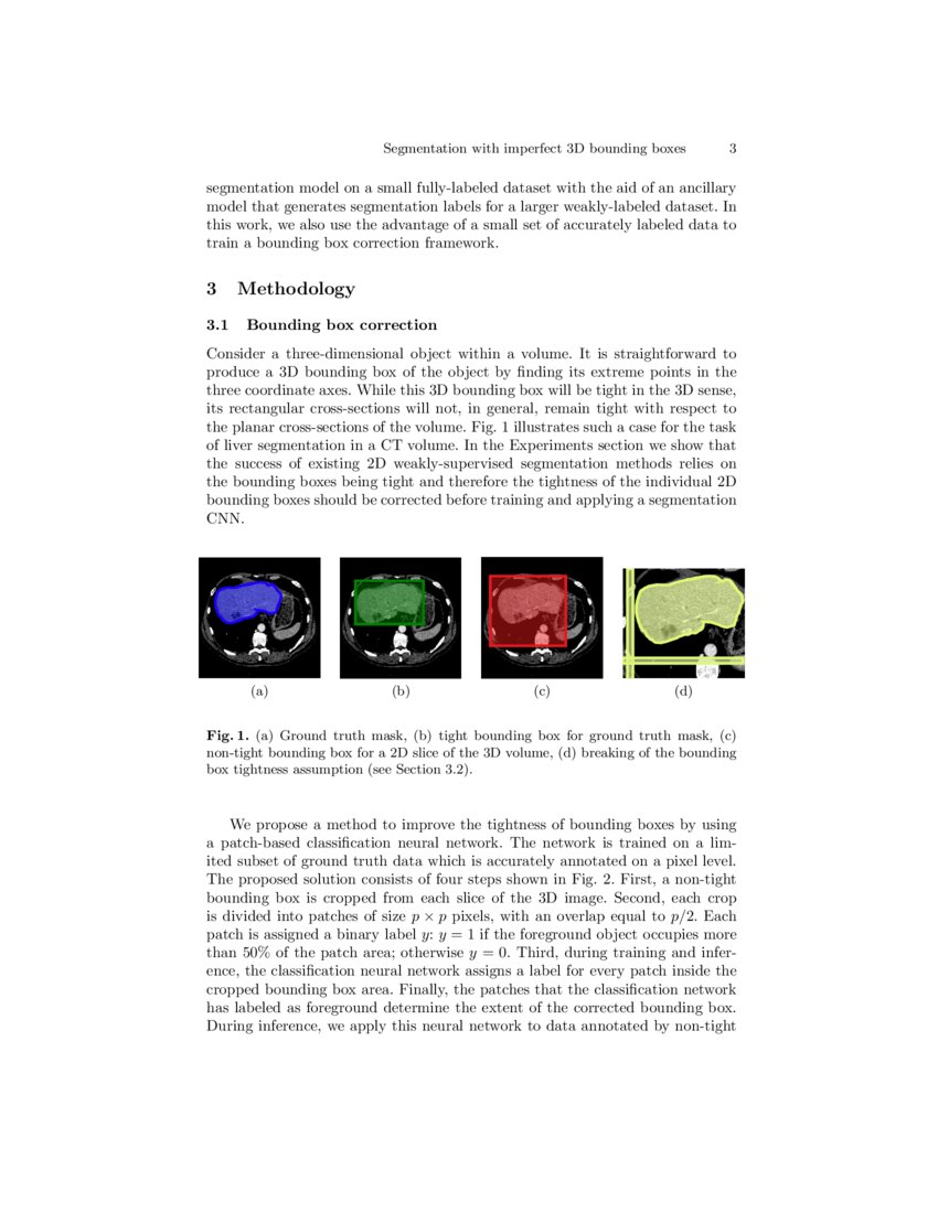 Medical image segmentation with imperfect 3D bounding boxes | DeepAI
