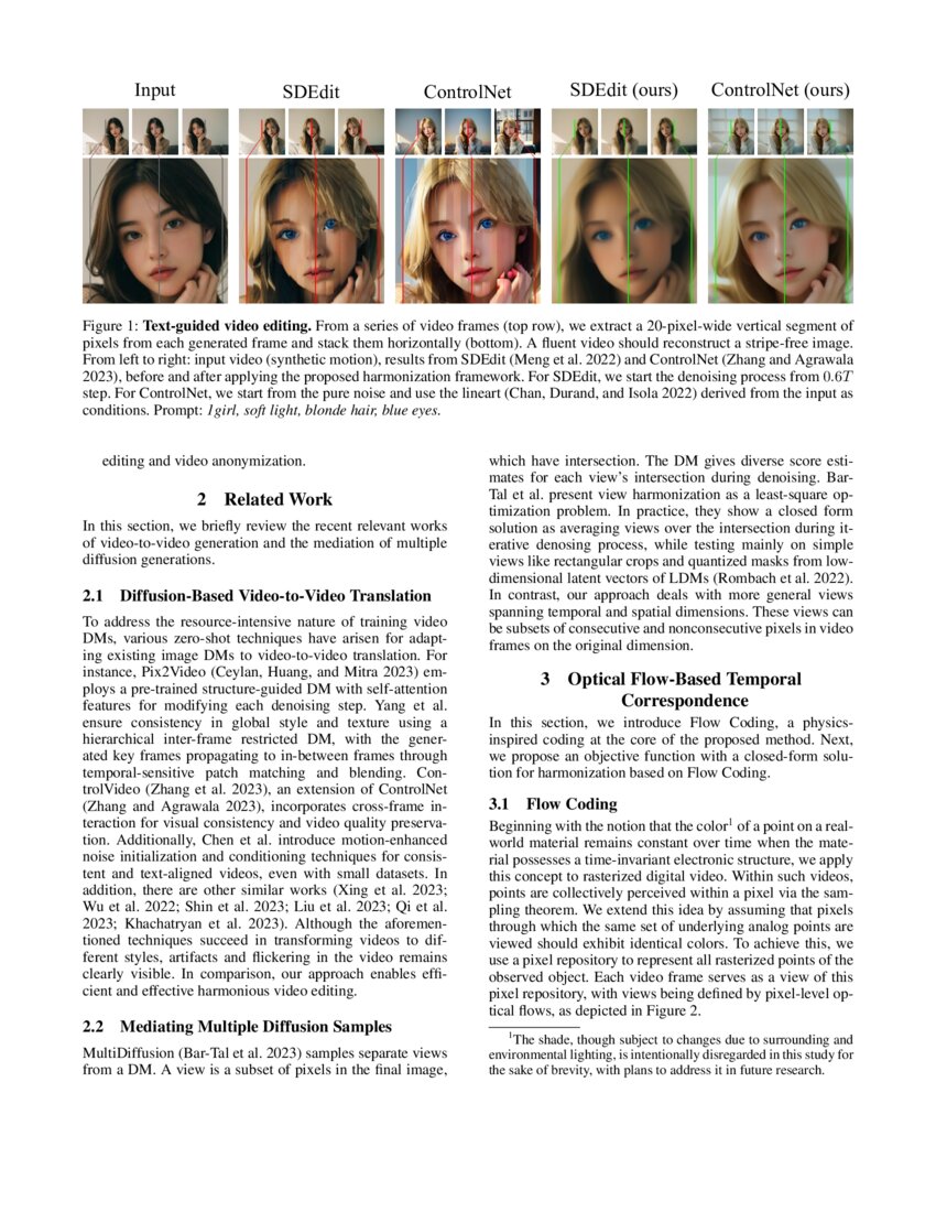 MeDM: Mediating Image Diffusion Models for Video-to-Video Translation with Temporal ...