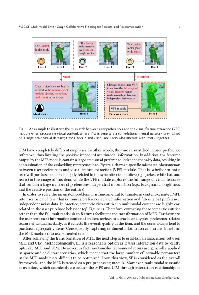 Megcf Multimodal Entity Graph Collaborative Filtering For Personalized Recommendation Deepai