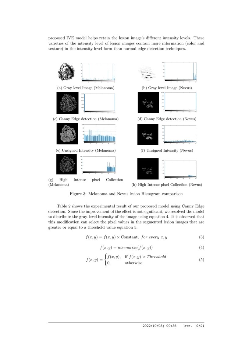 Melanoma Skin Cancer And Nevus Mole Classification Using Intensity Value Estimation With