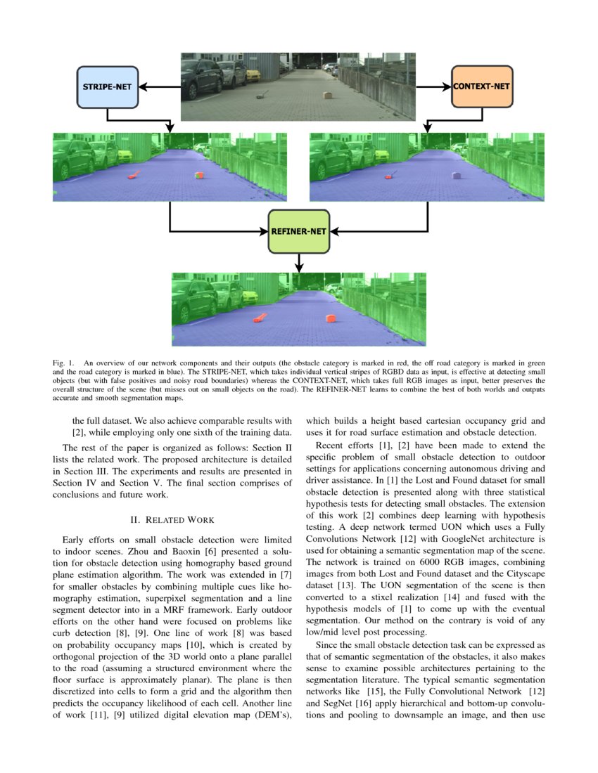 MergeNet: A Deep Net Architecture for Small Obstacle Discovery | DeepAI